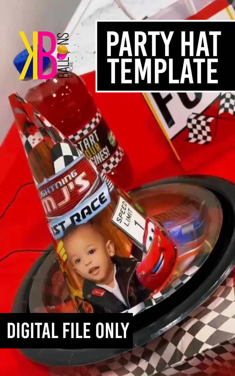 PARTY HAT TEMPLATE – KB Balloons and More