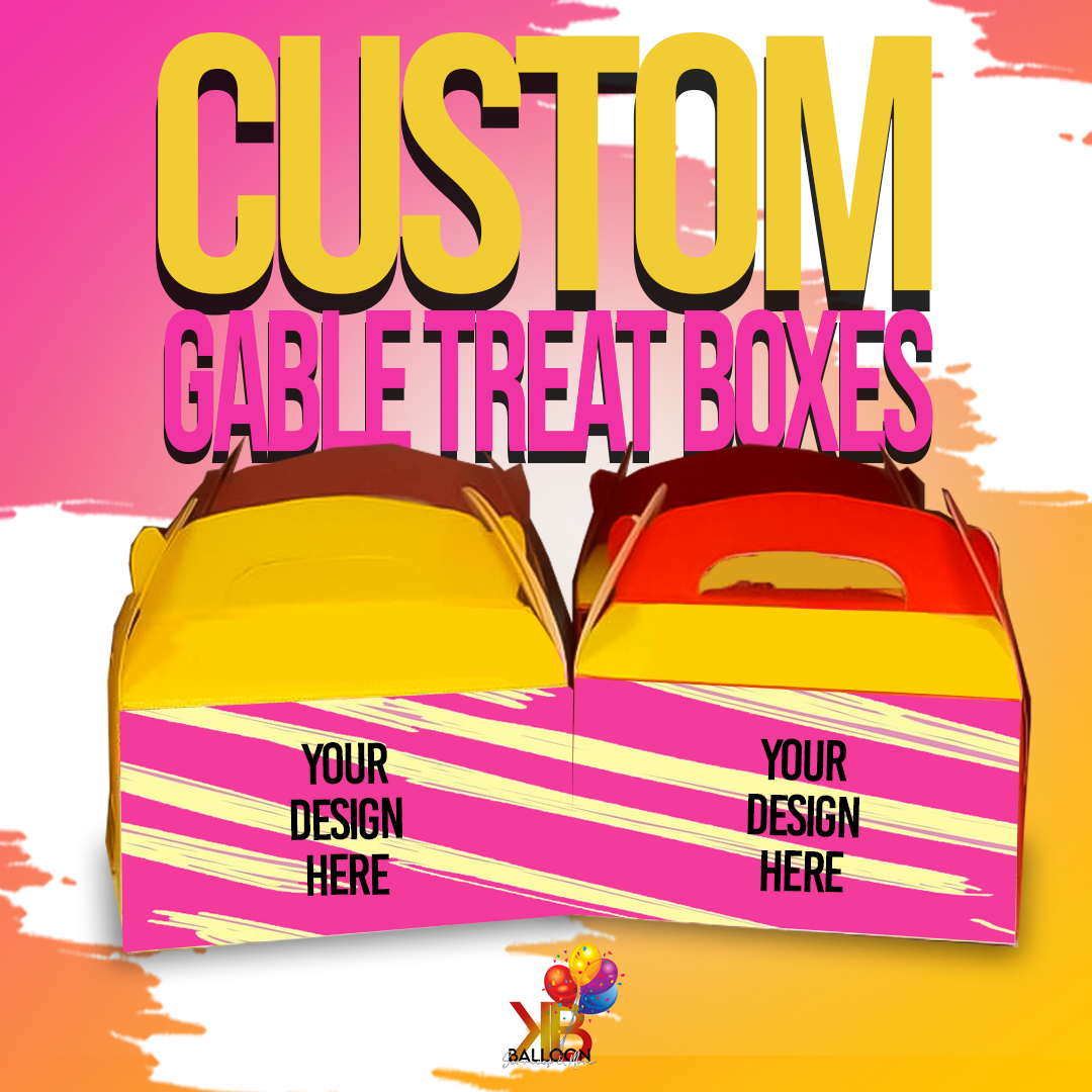 Treat Box Design Only – KB Balloons and More