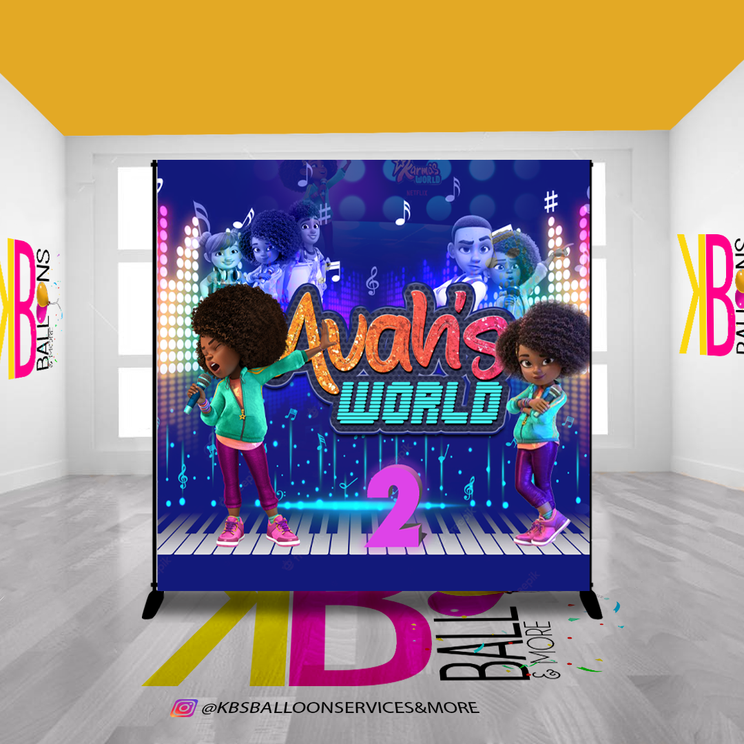 Karmas World Digital Backdrop 2 (DIGITAL DESIGN ONLY) – KB Balloons and ...
