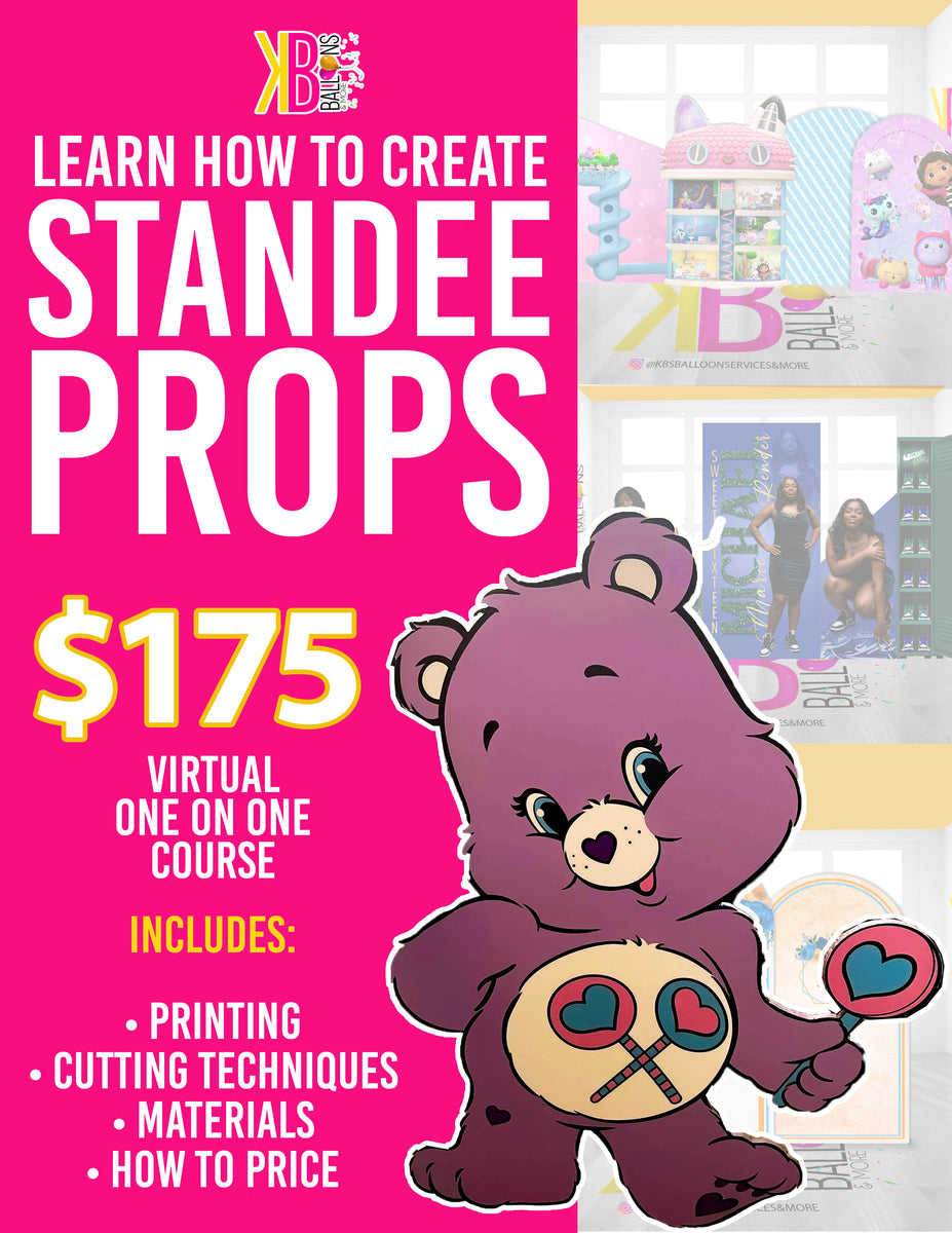 Virtual Standee Props Course – KB Balloons and More