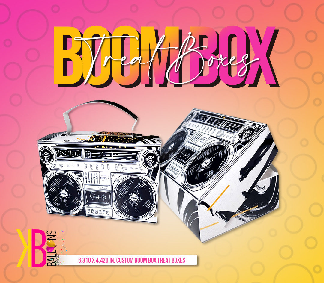 Boom Box Treat Boxes – KB Balloons and More