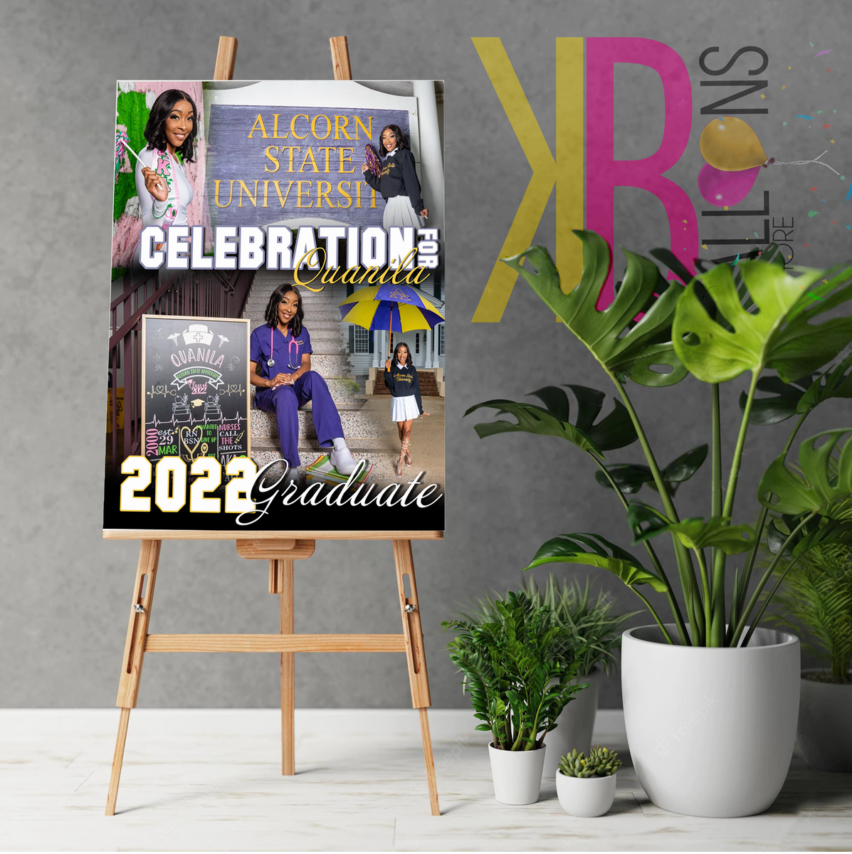 Digital Welcome Sign – KB Balloons and More